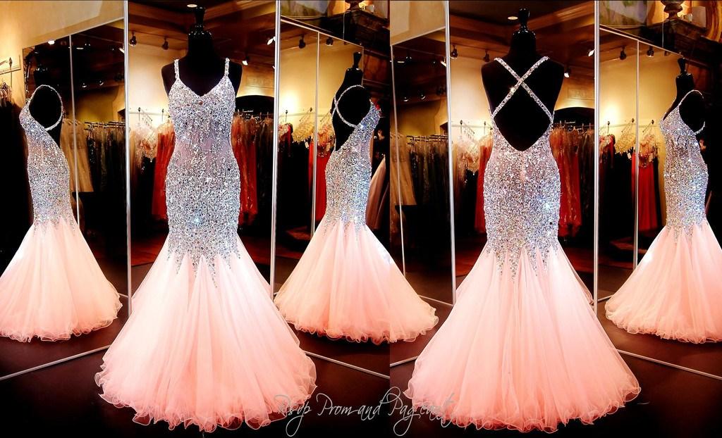 Amazing Coral Mermaid Prom Dress Sweetheart Neckline Open Back Pageant ...